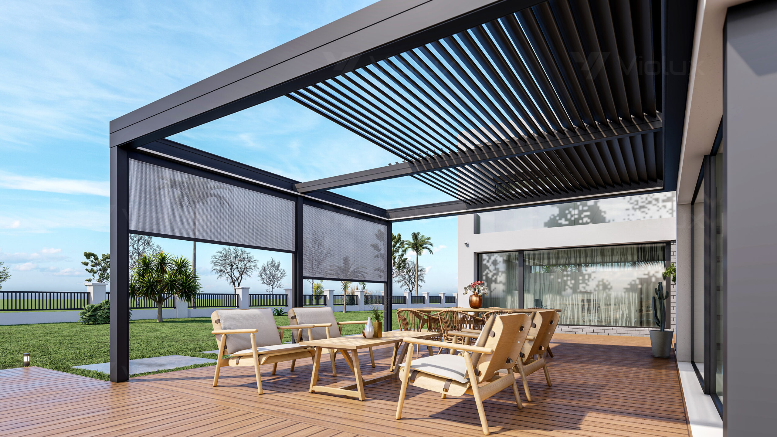Bioclimatic Pergolas | UK Outdoor Living | Violux